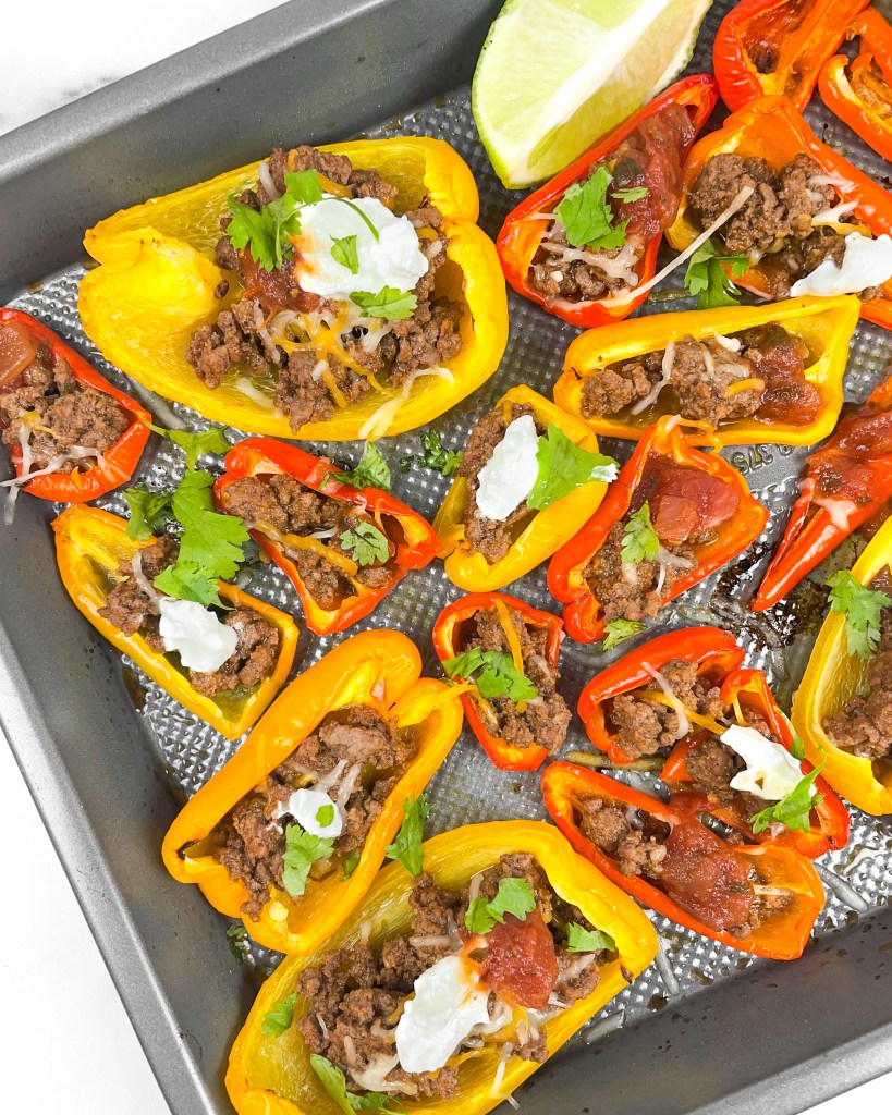 Bell Pepper Nachos - Allie Carte Dishes